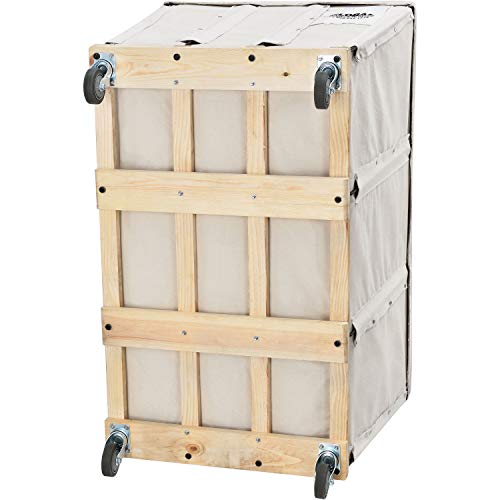 Global Industrial 24 Bushel, Canvas Basket Bulk Truck, Unassembled