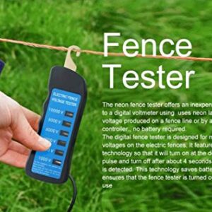 Electric Fence Tester 8 Neon Light 7KV Voltage Tester Farm Fence Tester