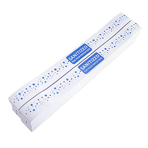 ESSENTIAL- Printed Toilet Seat Band 16-1/2" Wide X 1-1/2" Deepuse In Hotels And Motels (Case Of 1000）