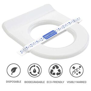 ESSENTIAL- Printed Toilet Seat Band 16-1/2" Wide X 1-1/2" Deepuse In Hotels And Motels (Case Of 1000）