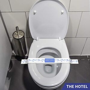 ESSENTIAL- Printed Toilet Seat Band 16-1/2" Wide X 1-1/2" Deepuse In Hotels And Motels (Case Of 1000）