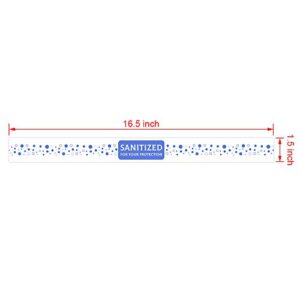 ESSENTIAL- Printed Toilet Seat Band 16-1/2" Wide X 1-1/2" Deepuse In Hotels And Motels (Case Of 1000）