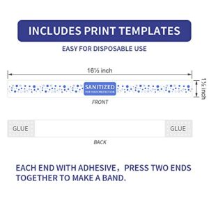 ESSENTIAL- Printed Toilet Seat Band 16-1/2" Wide X 1-1/2" Deepuse In Hotels And Motels (Case Of 1000）