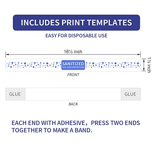 ESSENTIAL- Printed Toilet Seat Band 16-1/2" Wide X 1-1/2" Deepuse In Hotels And Motels (Case Of 1000）