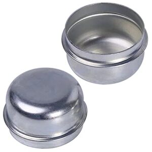 perfifan Chongjia Replaces Fit for Trailer 1.98" Inch Grease Cover Dust Cap 2k 3.5k 3,500 lb Axle Hub with Plug (2Pack)