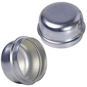 perfifan Chongjia Replaces Fit for Trailer 1.98" Inch Grease Cover Dust Cap 2k 3.5k 3,500 lb Axle Hub with Plug (2Pack)