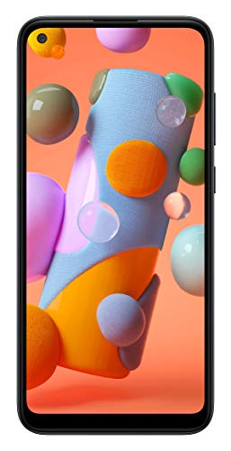 SAMSUNG Galaxy A11 LTE Verizon | 6.4" Screen | 32GB of Storage | Long Lasting Battery | Single SIM | 2020 Model | US Version & Warranty| Black - (SM-A115UZKAVZW)