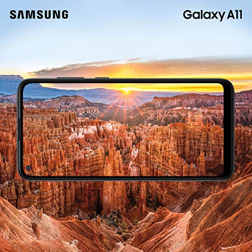 SAMSUNG Galaxy A11 LTE Verizon | 6.4" Screen | 32GB of Storage | Long Lasting Battery | Single SIM | 2020 Model | US Version & Warranty| Black - (SM-A115UZKAVZW)