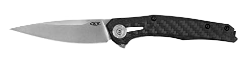 Zero Tolerance 0707 Folding Knife, CPM 20CV Blade Steel, Tuned Detent System for Smooth Opening, 3.5 Inch Drop Point Blade, Made in the USA, Carbon Fiber