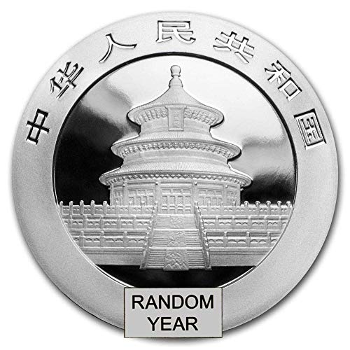 2016 - Present (Random Year) Lot of (5) 30 Gram Chinese Silver Panda with Certificates of Authenticity 10 Yuan ¥10 BU