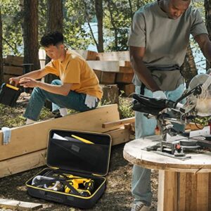 khanka Hard Storage Case Replacement for DEWALT 20V MAX XR Reciprocating Saw (DCS367B / DCS387B), 20V Max XR Rotary Hammer Drill (DCH133B / DCH263B), Case Only