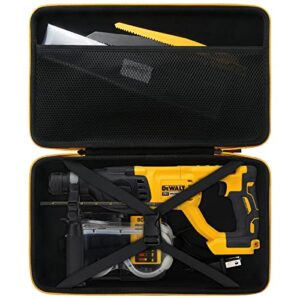 khanka Hard Storage Case Replacement for DEWALT 20V MAX XR Reciprocating Saw (DCS367B / DCS387B), 20V Max XR Rotary Hammer Drill (DCH133B / DCH263B), Case Only