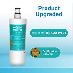 AQUA CREST 3US-AF01 Under Sink Water Filter, Replacement for Standard Filtrete® 3US-AF01, 3US-AS01, Aqua-Pure AP Easy C-CS-FF, WHCF-SRC, WHCF-SUFC, WHCF-SUF, NSF/ANSI 42 Certified, Pack of 3