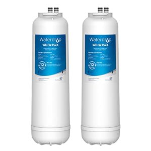 waterdrop rc 4 ez-change premium water filter replacement, replacement for culligan rc-ez-4, ic-ez-4, us-ez-4, rc-ez-3, brita usf-201, usf-202, dupont wfqtc30001, wfqtc70001, 2k gallons (pack of 2)