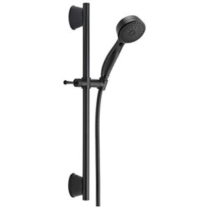 delta faucet 51549-bl activtouch hs 1.75 gpm with slide bar 9s handshower, matte black