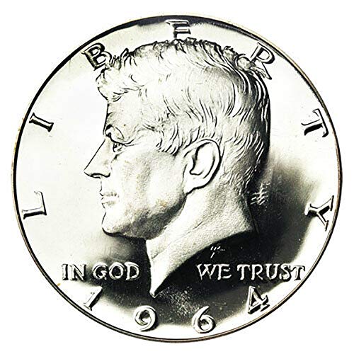 1964 - Kennedy Half Dollar 90% Silver 2 Coin Set Uncirculated