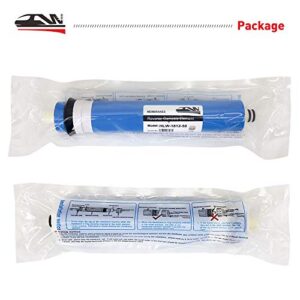 50 GPD Reverse Osmosis Membrane 1.8"x12" RO Membrane Water Filter Replacement,Reverse Osmosis Fit for Under Sink RO Drinking Water Purifier System 1-Pack