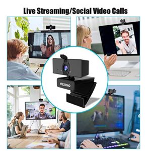 NexiGo N660 1080P Business Webcam, Dual Microphone & Privacy Cover, USB FHD Web Computer Camera, Plug and Play, for Zoom/Skype/Teams/Webex, Laptop MAC PC Desktop