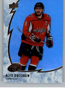 2019-20 upper deck ice hockey #8 alex ovechkin washington capitals official nhl trading card from the ud company