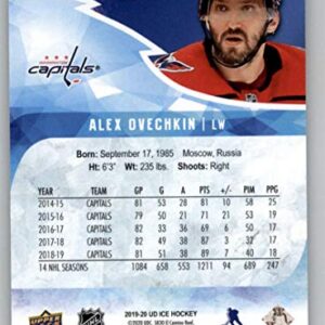 2019-20 Upper Deck Ice Hockey #8 Alex Ovechkin Washington Capitals Official NHL Trading Card From The UD Company