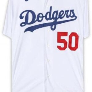 Mookie Betts Los Angeles Dodgers Autographed White Nike Authentic Jersey - Autographed MLB Jerseys