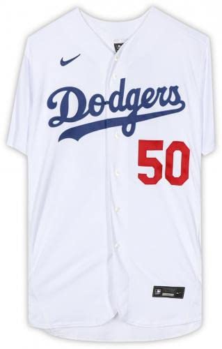 Mookie Betts Los Angeles Dodgers Autographed White Nike Authentic Jersey - Autographed MLB Jerseys