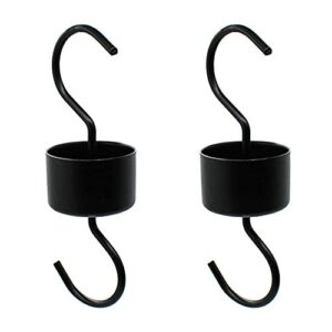 ant moat for hummingbird feeders 2 pack black