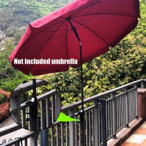 AMMSUN Umbrella Stand Bench Buddy Umbrella Holder Clamp Holder Clip Beach Fishing Umbrella Mount Chair Clamp