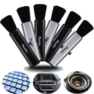 6 pieces portable laptop cleaning brush electronic cleaning brush swipe computer brush for laptops keyboard mobile phones cameras digital products car interior detailing home and office items