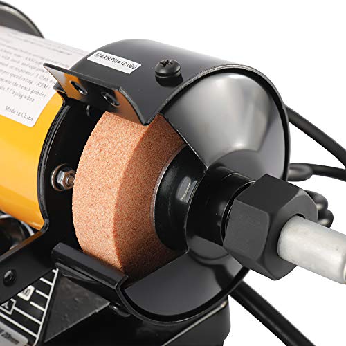 3" Multipurpose Mini Bench Grinder Polisher with 31" Long Flexible Shaft and Accessories, Variable Speed Dial 0-10000 RPM, 110V 150W Single Phase Motor