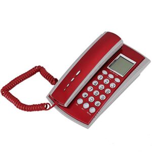 landline phone, small business corded telephone with caller id display, retro desktop cord telephone for home, office, hotel