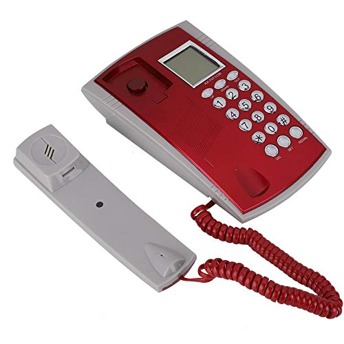 Landline Phone, Small Business Corded Telephone with Caller ID Display, Retro Desktop Cord Telephone for Home, Office, Hotel