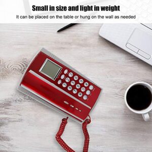 Landline Phone, Small Business Corded Telephone with Caller ID Display, Retro Desktop Cord Telephone for Home, Office, Hotel