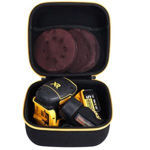 khanka hard travel case compatible with dewalt 20v max orbital sander (dcw210b), case only