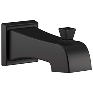 delta faucet rp77091bl ashlyn pull-up diverter tub spout, matte black