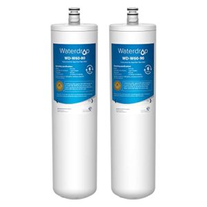 waterdrop dw80/90 under sink water filter, replacement for aqua-pure ap-dw80/90, ap-dws1000, kohler k-201-na, kohler k-202-na (pack of 2), model no.wd-w60-80/90