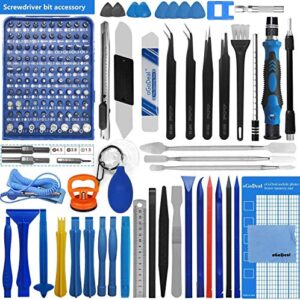 oGoDeal 155 in 1 Precision Screwdriver Set Professional Electronic Repair Tool Kit for Computer, Eyeglasses, iPhone, Laptop, PC, Tablet,PS3,PS4,Xbox,Macbook,Camera,Watch,Toy,Jewelers,Drone Blue