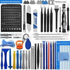 oGoDeal 155 in 1 Computer Repair Kit,Professional Electronic Repair Kit for Computer, iPhone, Laptop, PC, Tablet,Cell phone, Nintendo,PS3,PS4,Xbox,Macbook,Camera,Toy,Drone Black