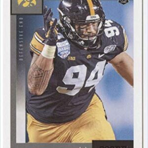 2020 Score #337 A.J. Epenesa RC Rookie Iowa Hawkeyes Football Trading Card