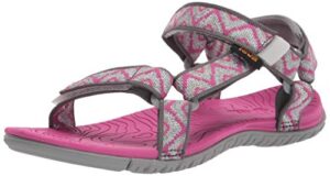 teva girls hurricane 3 sandal, balboa fucshia red, 7 toddler