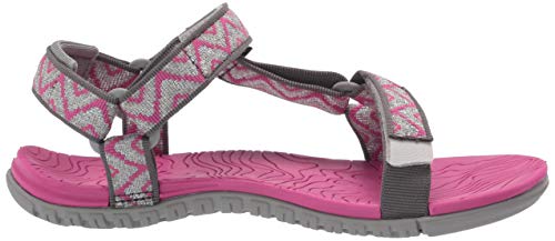 Teva Girls Hurricane 3 Sandal, Balboa Fucshia RED, 7 Toddler