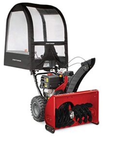 craftsman sbd cmxgzam241032 original equipment cab for 2 3-stage snow blowers, black