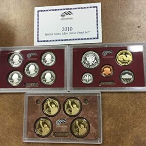 2010 S Silver proof set Collection US Mint Bright