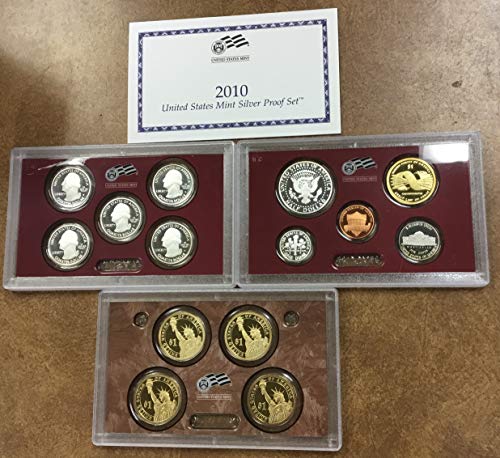 2010 S Silver proof set Collection US Mint Bright