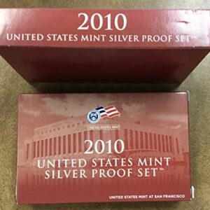 2010 S Silver proof set Collection US Mint Bright