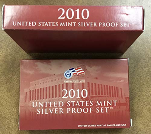 2010 S Silver proof set Collection US Mint Bright