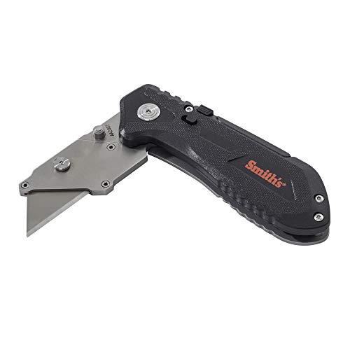 Smith's 51244 EdgeWork-Site Razor Knife, Black