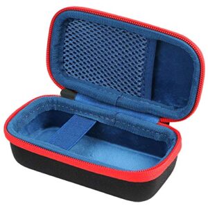 co2crea hard travel case replacement for bosch glm 50 c/glm 40 / glm 165-10 / glm 165-40 enabled 165’ distance measure (black case + inside blue + red zipper)