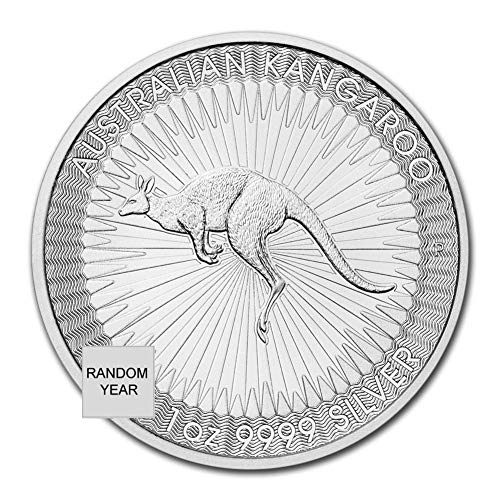 2015 - Present (Random Year) 1 oz Australian Silver Kangaroo Coin Brilliant Uncirculated with Certificate of Authenticity $1 BU