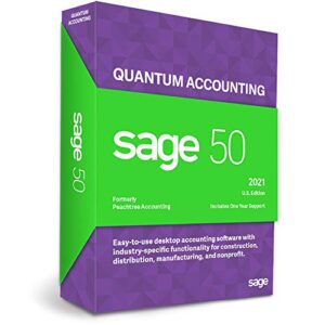 Sage Software Sage 50 Quantum Accounting 2021 U.S. 1-User Accounting Software